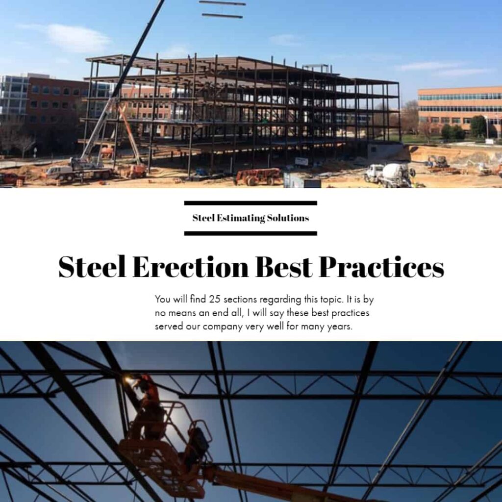 Steel Erection Best Practices - Steel Estimating Solutions